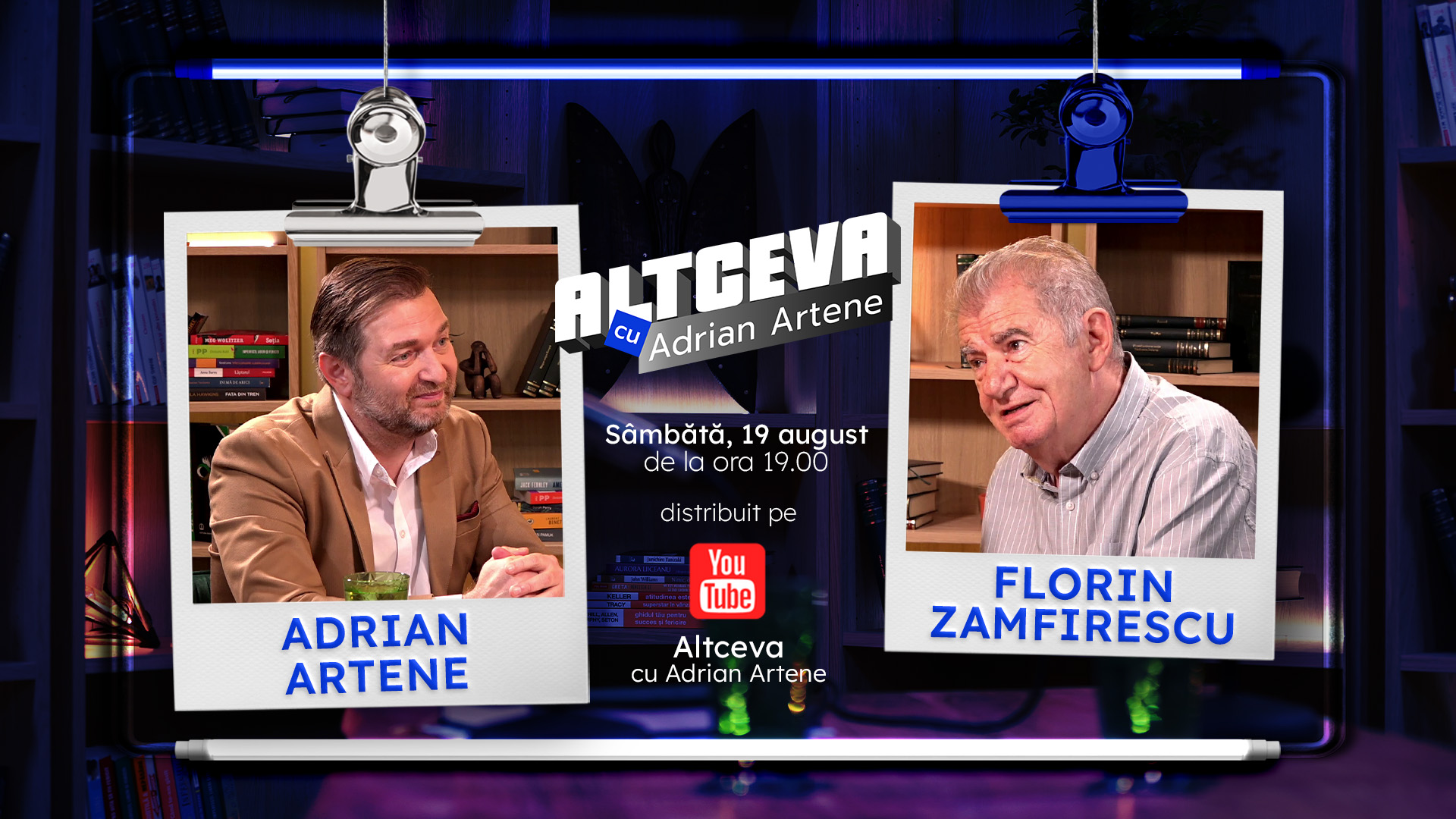 Marele actor Florin Zamfirescu, invitat la podcastul ALTCEVA cu Adrian ...