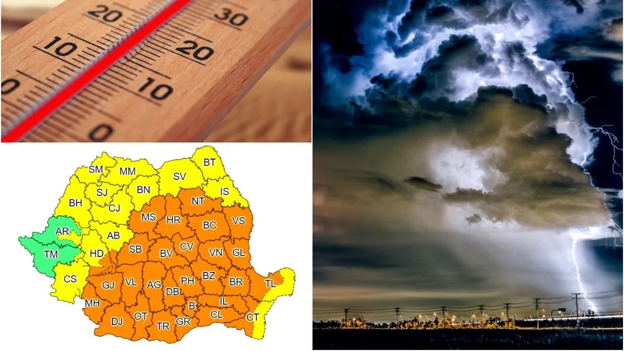România pârjolită de soare. Cod portocaliu anunțat de meteorologi în ...