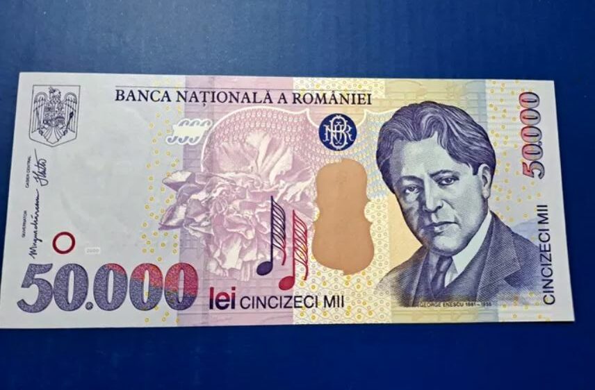 Tu mai ai așa ceva acasă? La ce preț se vinde o bancnotă de 50.000 de lei din anul 2000, acum ...