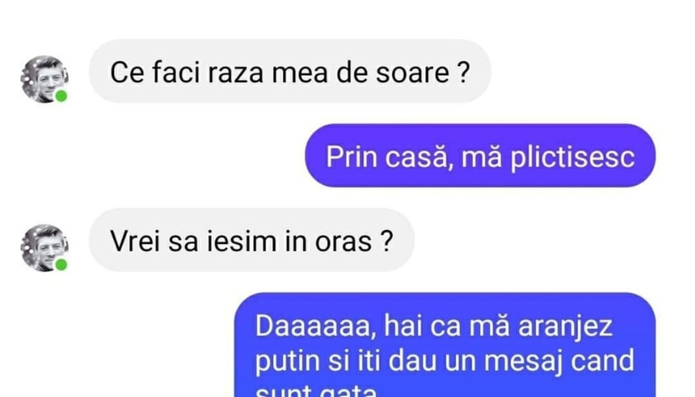 BANC | "Ce faci, raza mea de soare?"