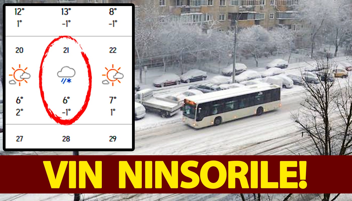 E oficial, vine iarna în România! Meteorologii anunță data exactă când va ninge prima dată în ...