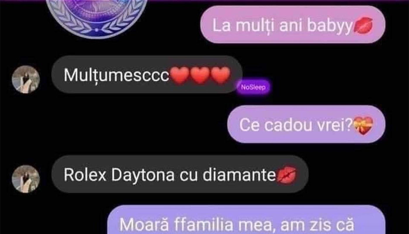 BANCUL ZILEI | "La mulți ani, baby! Ce cadou vrei?"