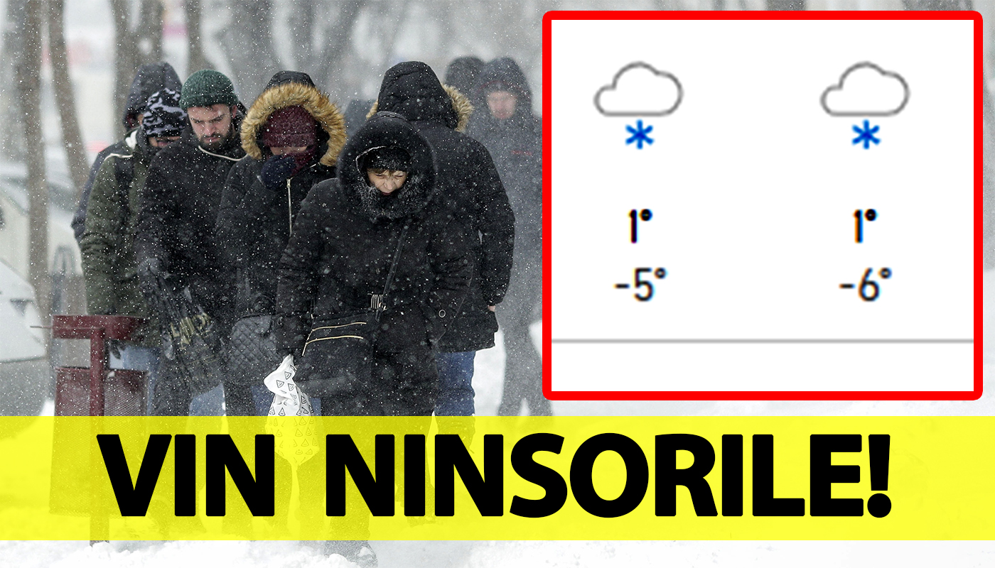 Vin ninsorile în București! Iarna vine mai repede decât ne așteptam. Pe ce dată exactă va ninge ...