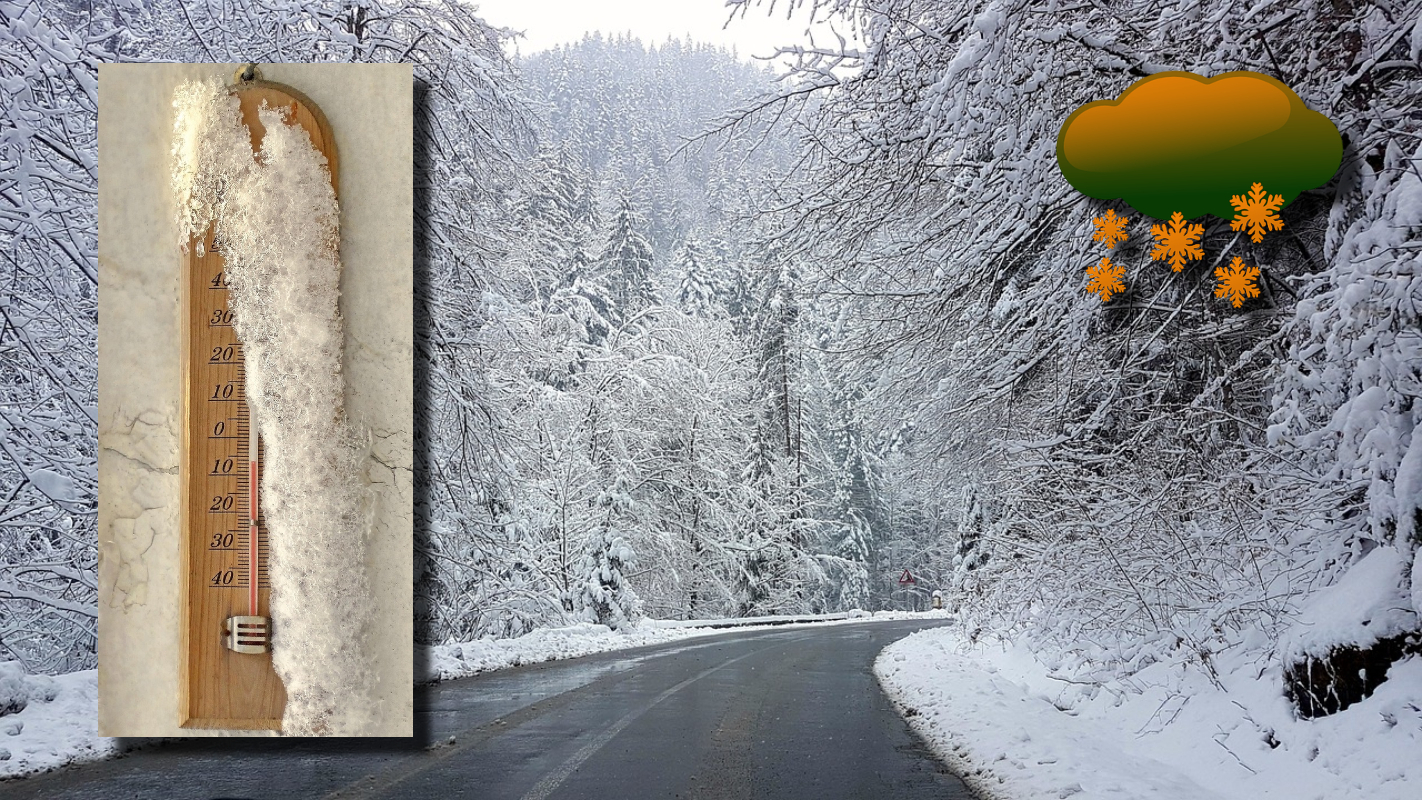 Vine iarna! Cod portocaliu de viscol şi ninsori. Zonele vizate de avertizarea ANM