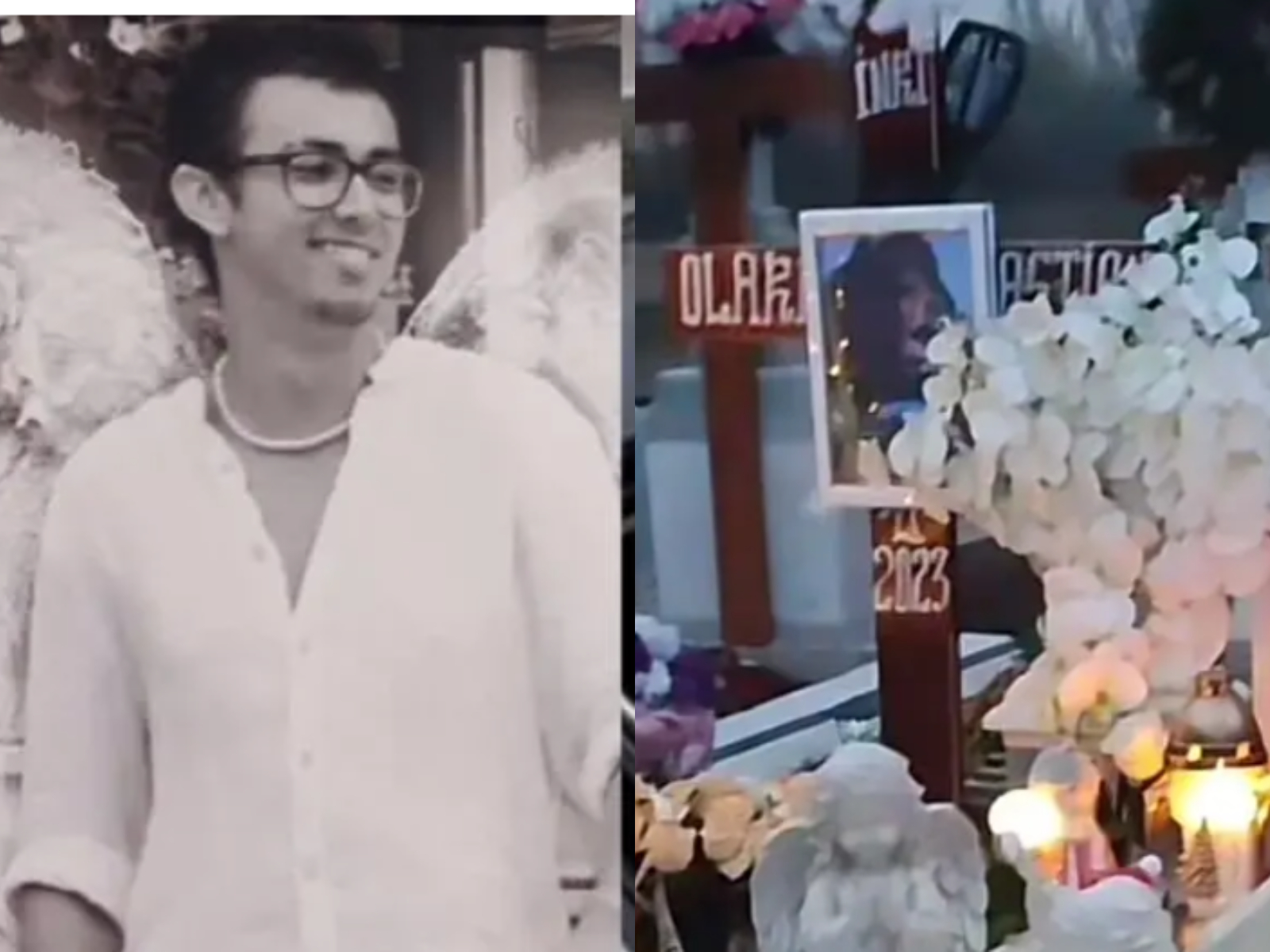 Ce a apărut la mormântul lui Sebastian Olariu, tânărul ucis de Vlad ...