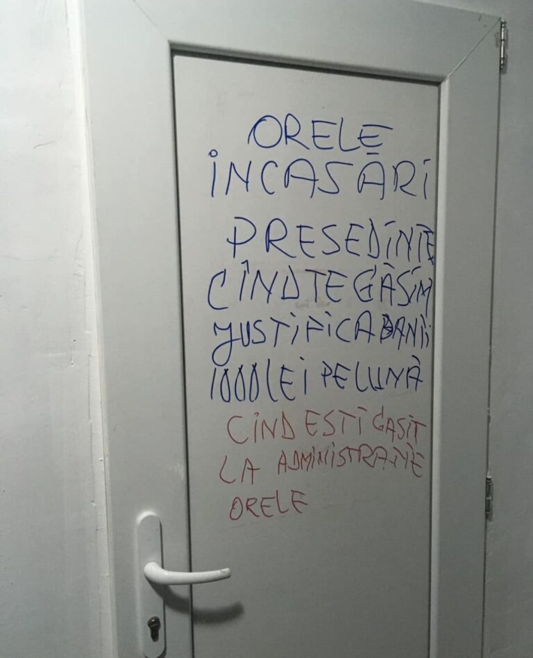 Președinte de bloc, amenințat de locatari în cel mai original mod. Ce a ...