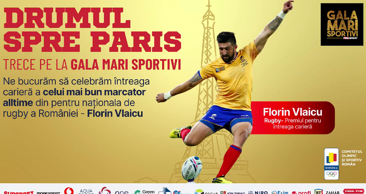 Mesajul emoționant al lui Florin Vlaicu la Gala Mari Sportivi ProSport ...
