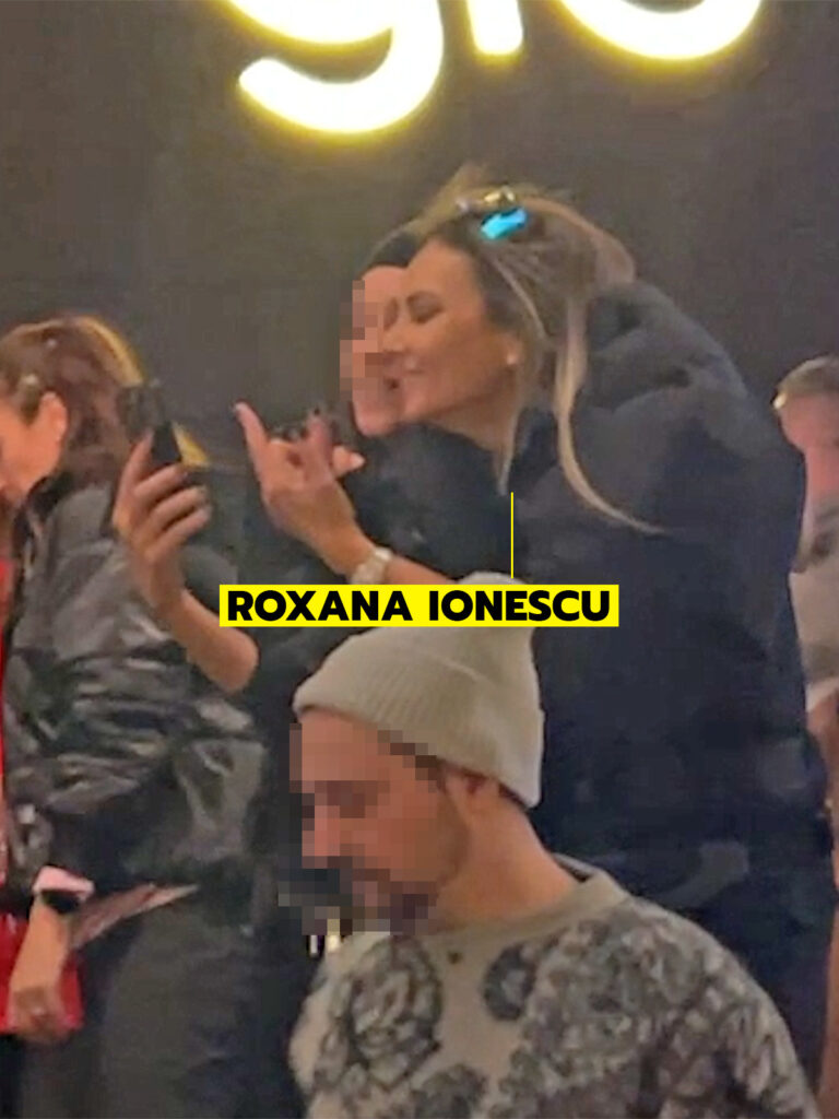 Roxana Ionescu a făcut show pe masă la NUBA
