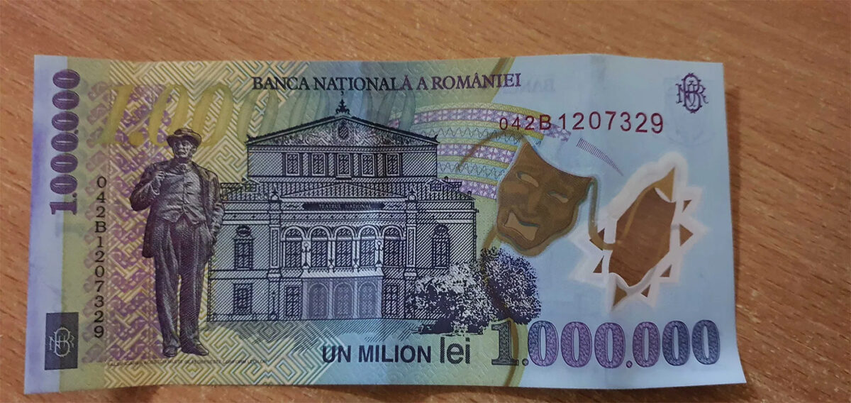 Mai ai acasă vreo bancnotă de un milion de lei din 2003? Cu ce sumă ...