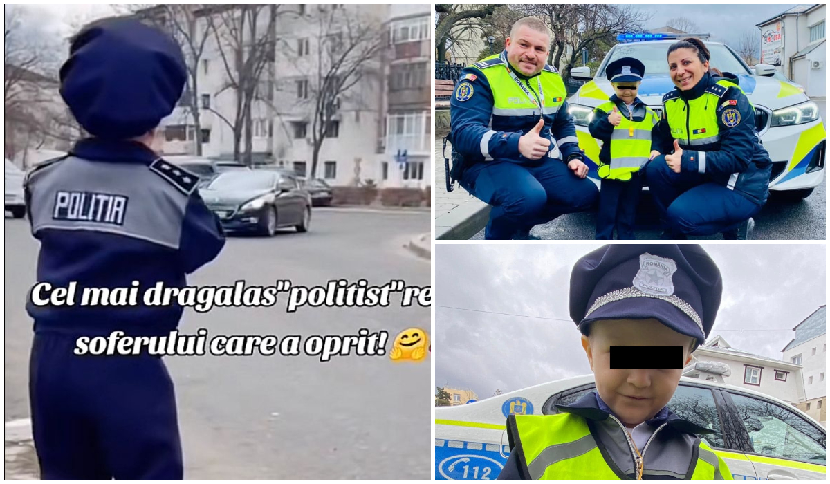 Cine este micuțul polițist care a devenit viral pe TikTok. Oamenii ...