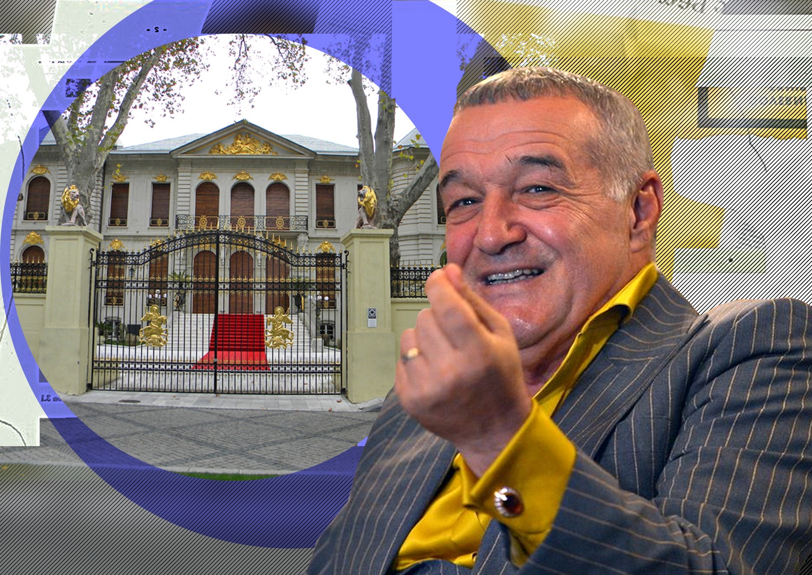 Cum a pus mâna, de fapt, Gigi Becali pe palatul din Aleea Alexandru. S ...