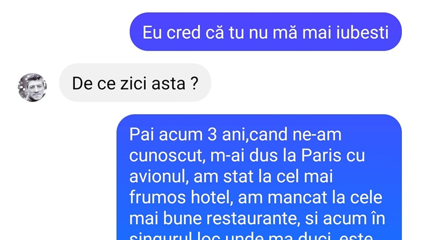 BANCUL ZILEI | "Eu cred că tu nu mă mai iubești"