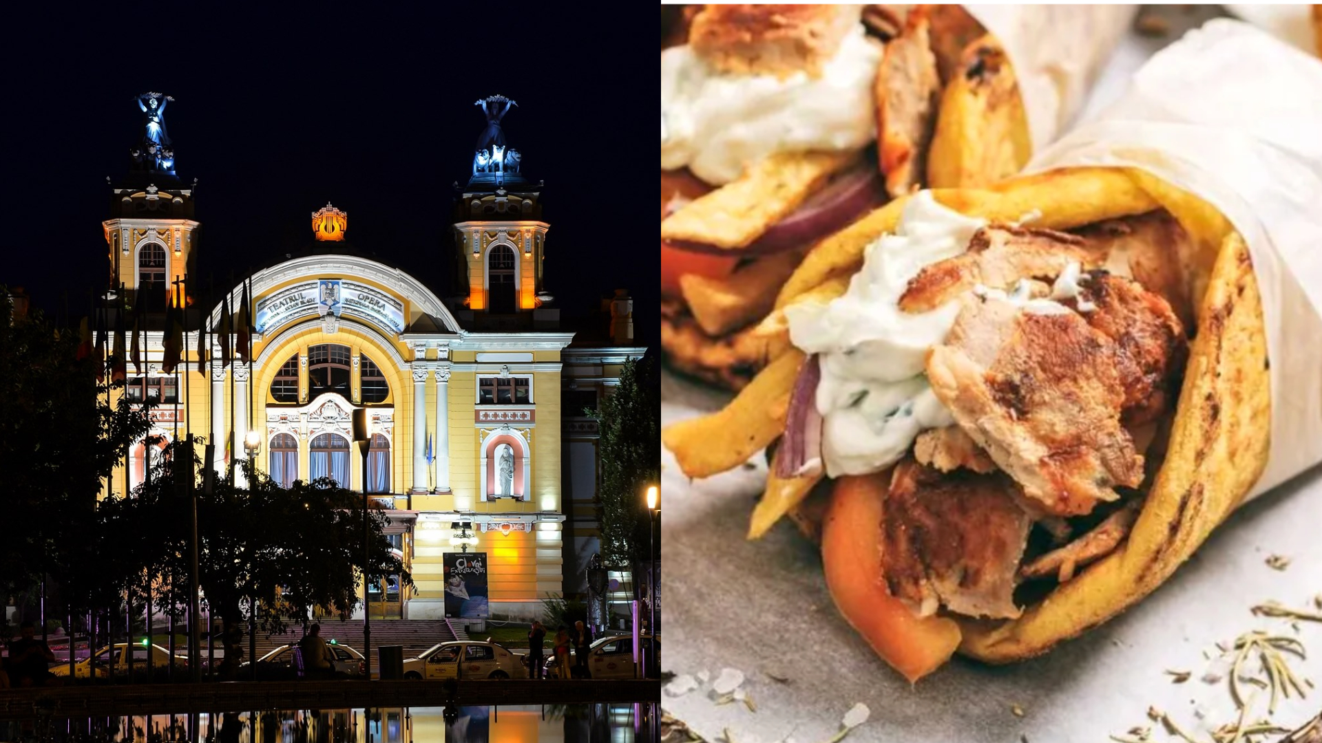 Două femei din Cluj au venit cu shaorma la o piesă de teatru. Actorii ...