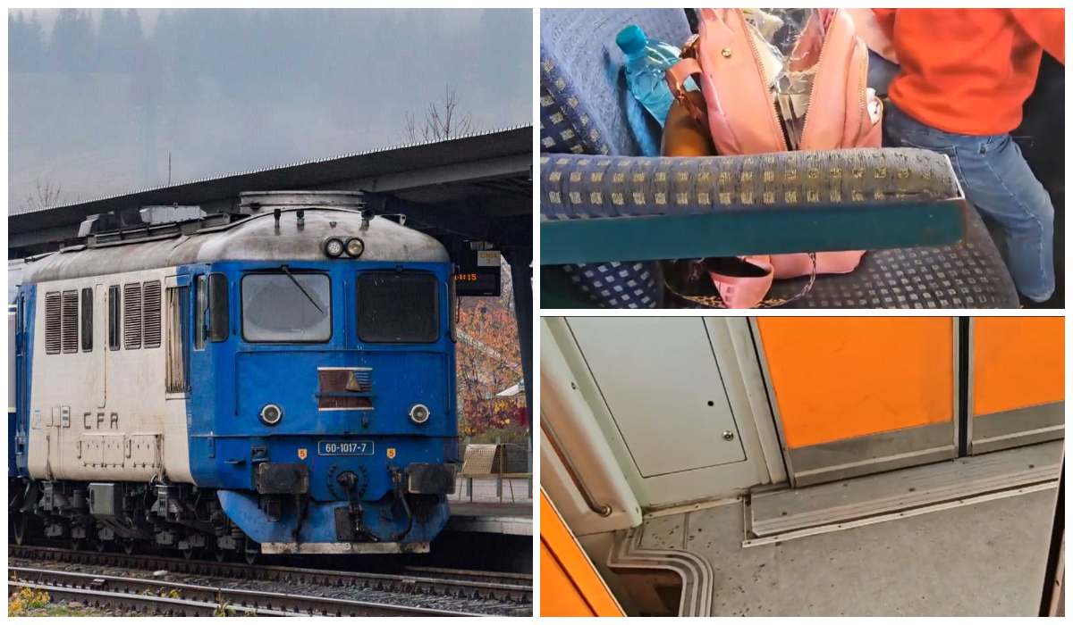 Imaginile groazei, într-un tren CFR! Ce a descoperit un călător pe ruta ...