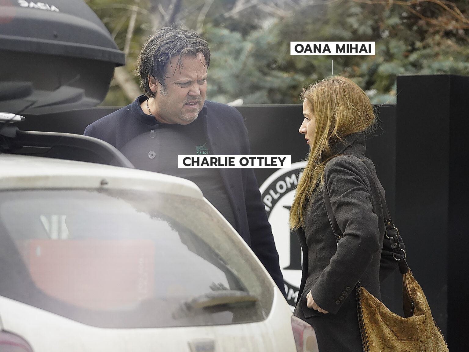 Charlie Ottley și Oana Mihai au luat prânzul la The Grill