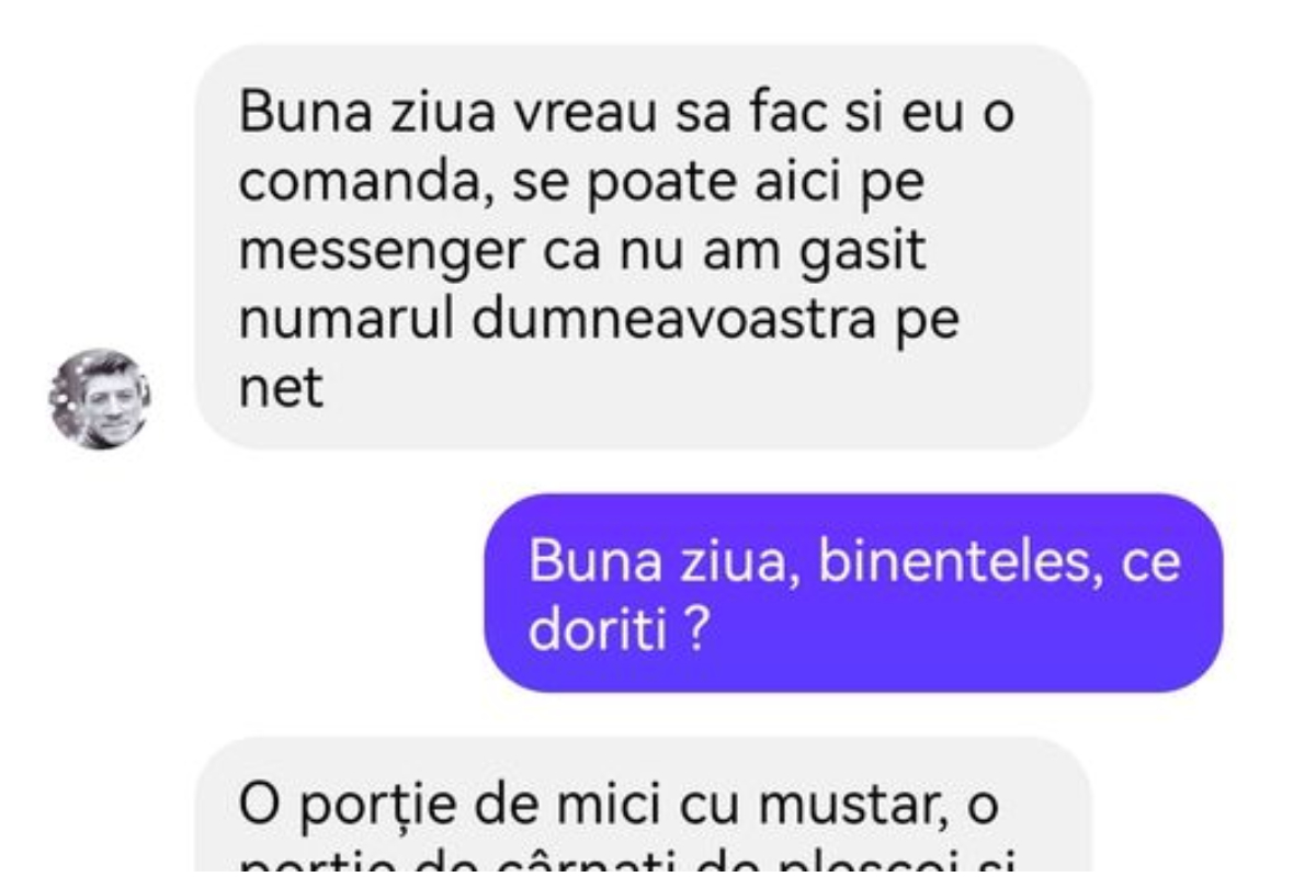 Bancul zilei | “Bună ziua! Vreau să fac și eu o comandă”