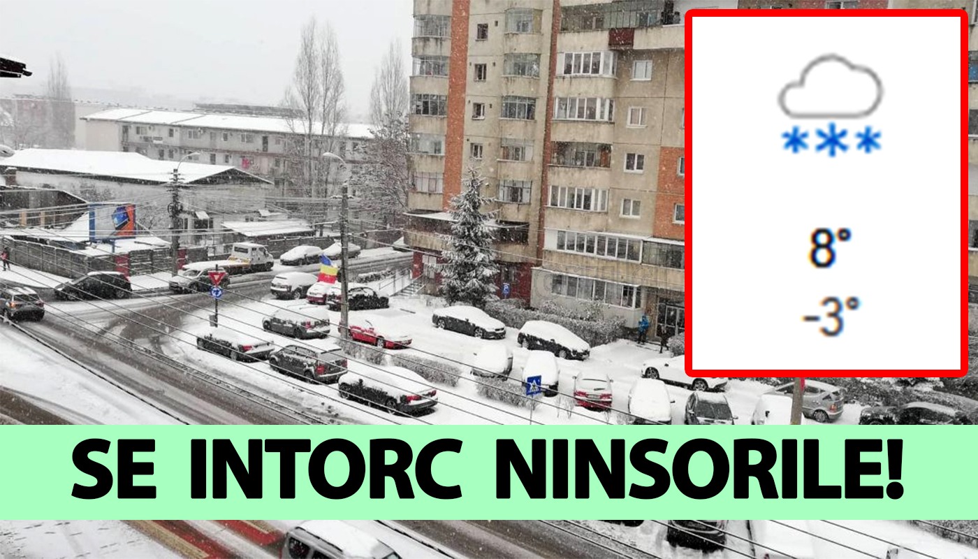 Meteorologii Accuweather anunță că se întoarce iarna în România. Pe ce dată exactă revin ninsorile