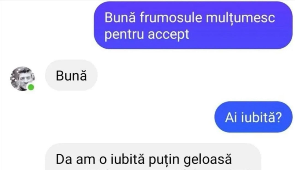BANCUL ZILEI | ”Bună, frumosule! Ai iubită?”
