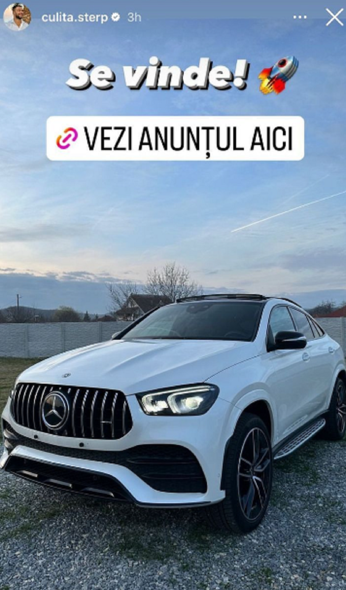 Culiță Sterp își vinde mașina! Prețul uriaș pe care-l cere pentru bolidul de lux cumpărat în 2020