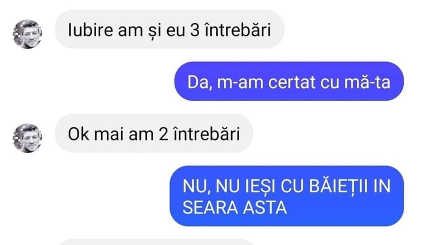 BANCUL ZILEI | "Iubire, am și eu 3 întrebări"