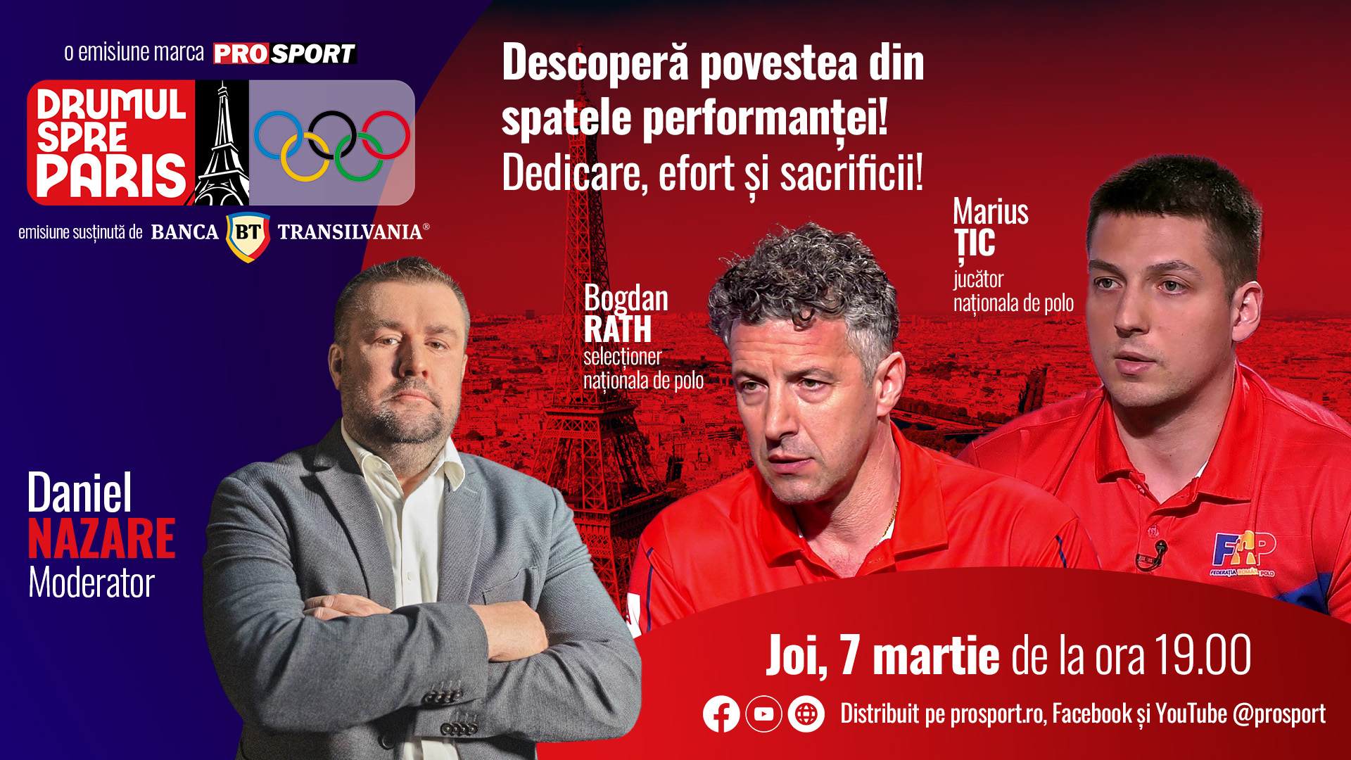 Bogdan Rath și Marius Țic, invitații emisiunii ,,Drumul spre Paris’’ de ...