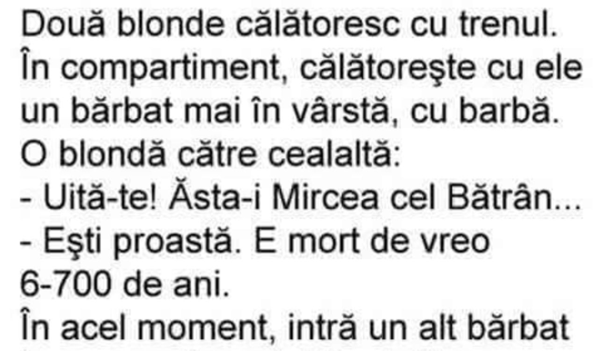 BANCUL DE JOI | 2 blonde călătoresc cu trenul