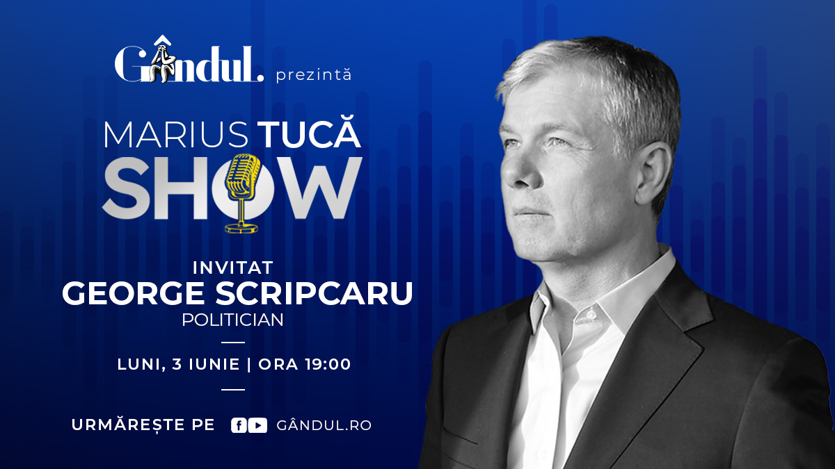 Marius Tucă Show începe luni, 3 iunie, de la ora 19.00, live pe gândul ...