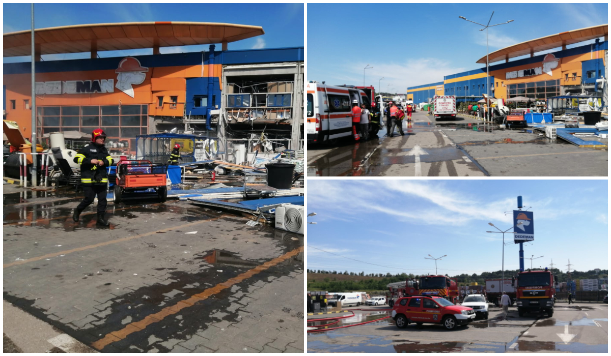 Explozie puternică la Dedeman Botoșani! Planul Roșu de intervenție a ...