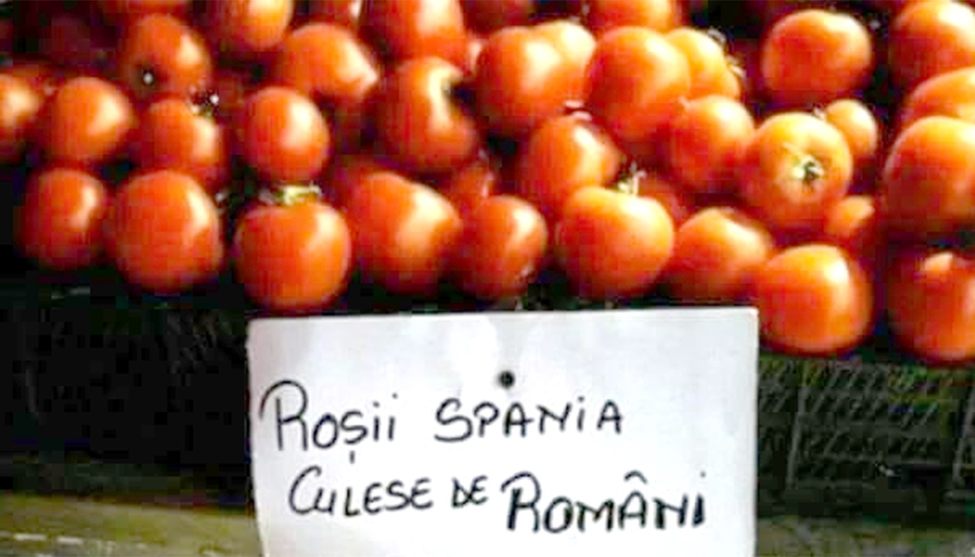 Anunț viral în piață. Cu câți lei se vinde 1 kilogram de "roșii Spania ...