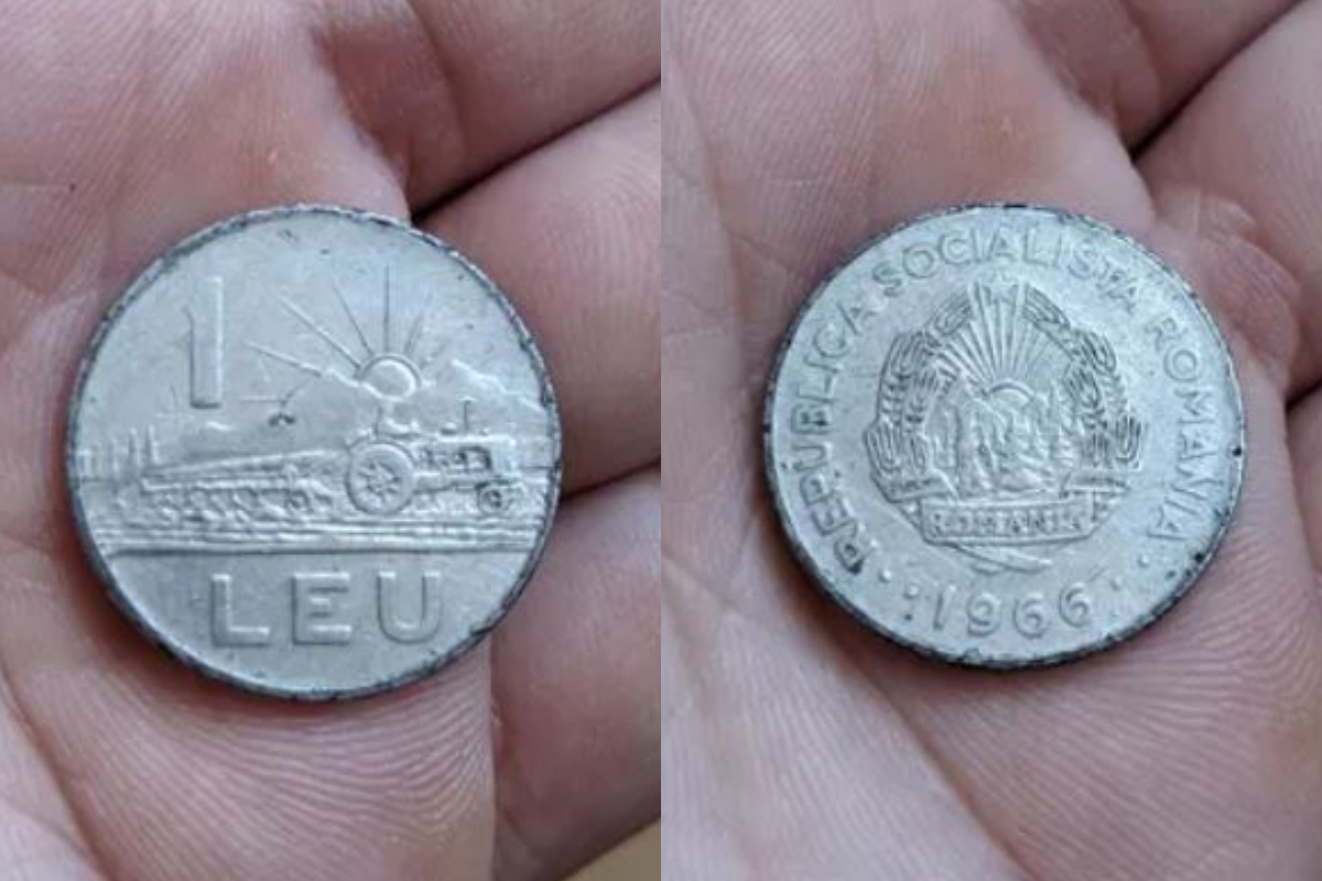Te-ai putea îmbogăți! Prețul ireal la care se vinde o monedă de 1 leu, veche de peste 50 de ani ...