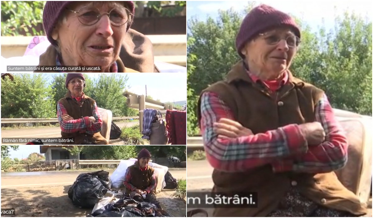 Bunica Sanda și-a pierdut munca agonisită de-o viață după potopul din ...