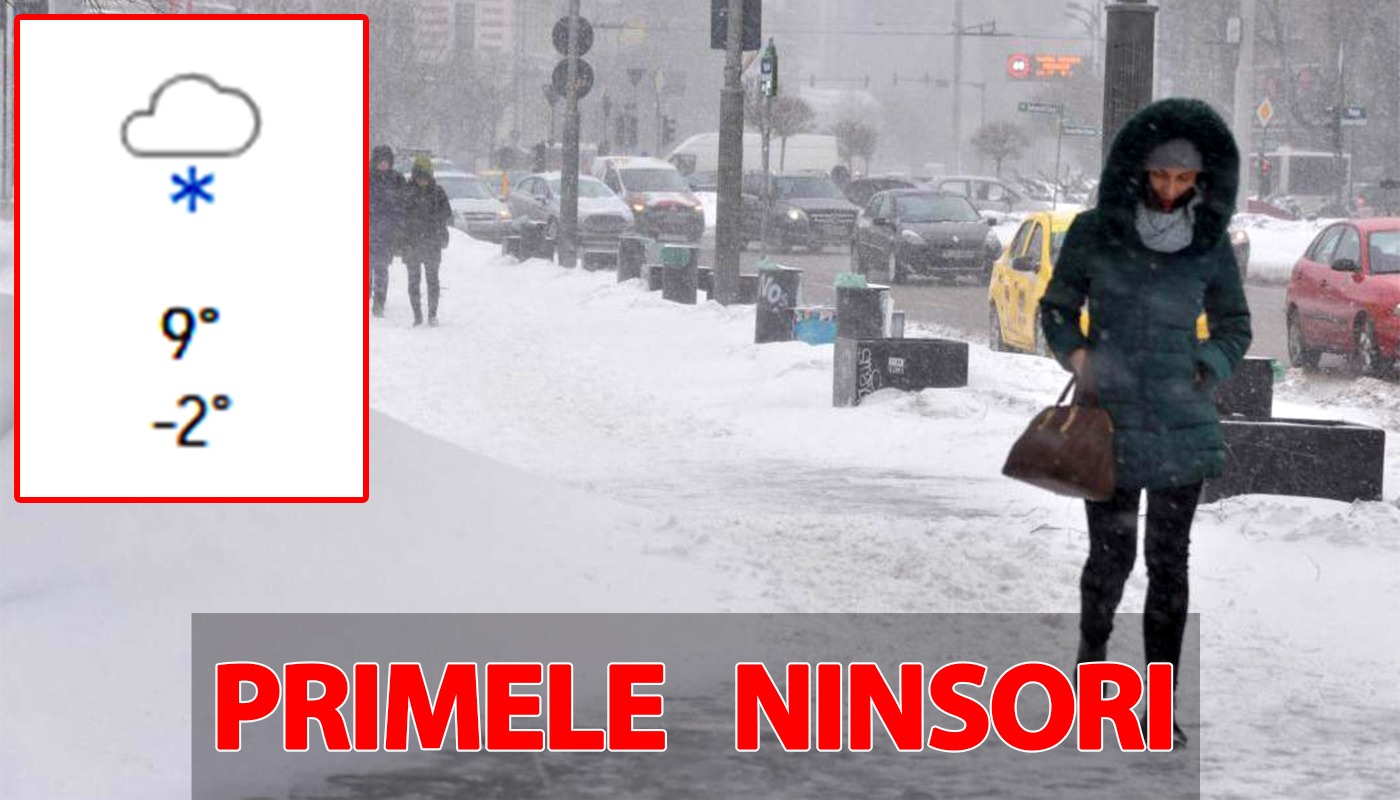 Meteorologii Accuweather anunță primele ninsori în România. Orașul în ...