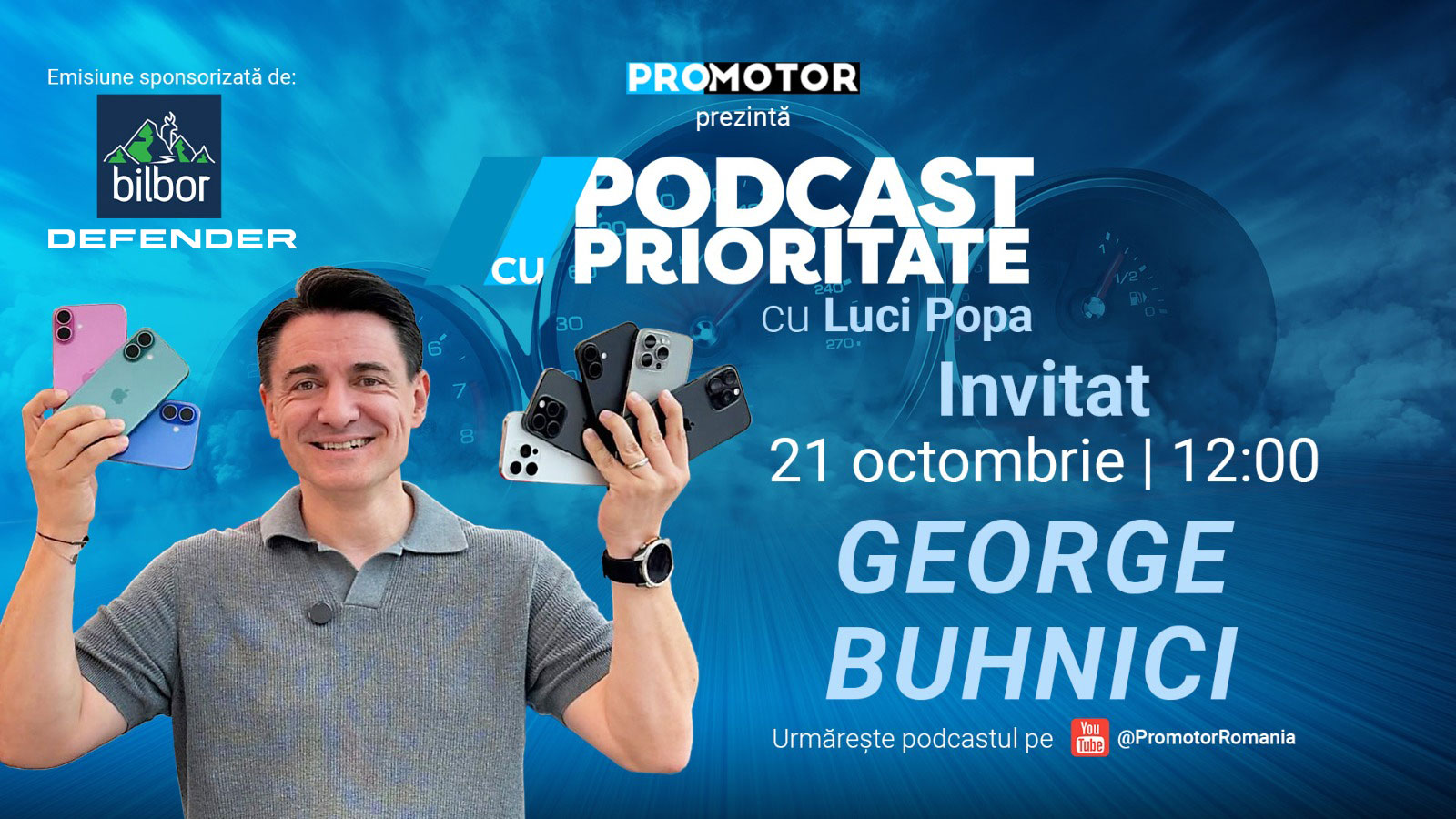 ProMotor anunță lansarea episodului 55 al „Podcast cu Prioritate” cu invitatul special George ...
