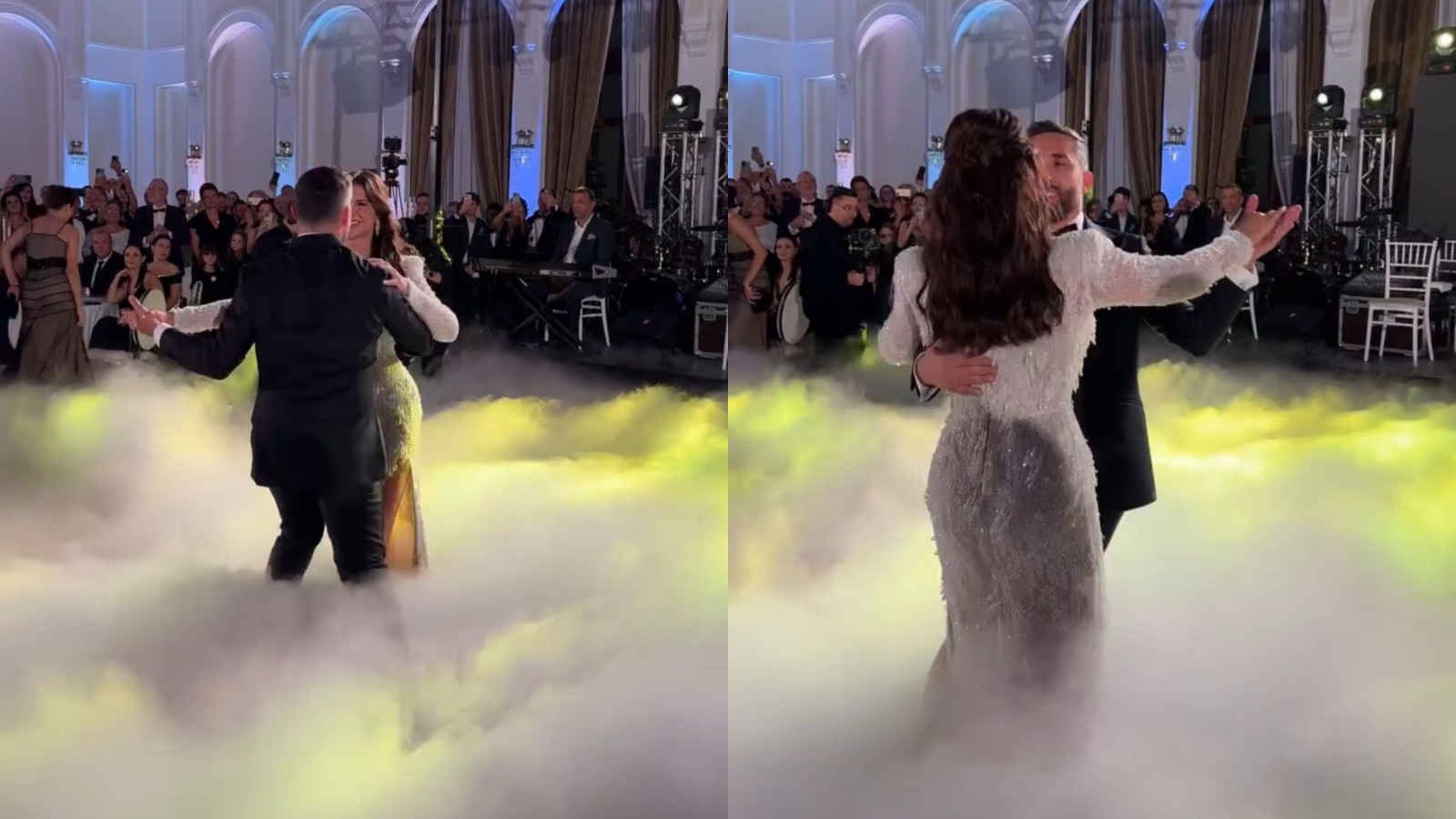 Dansul mirilor de la nunta Monicăi Bîrlădeanu cu Valeriu Gheorghiță. Piesa specială, aleasă de ...