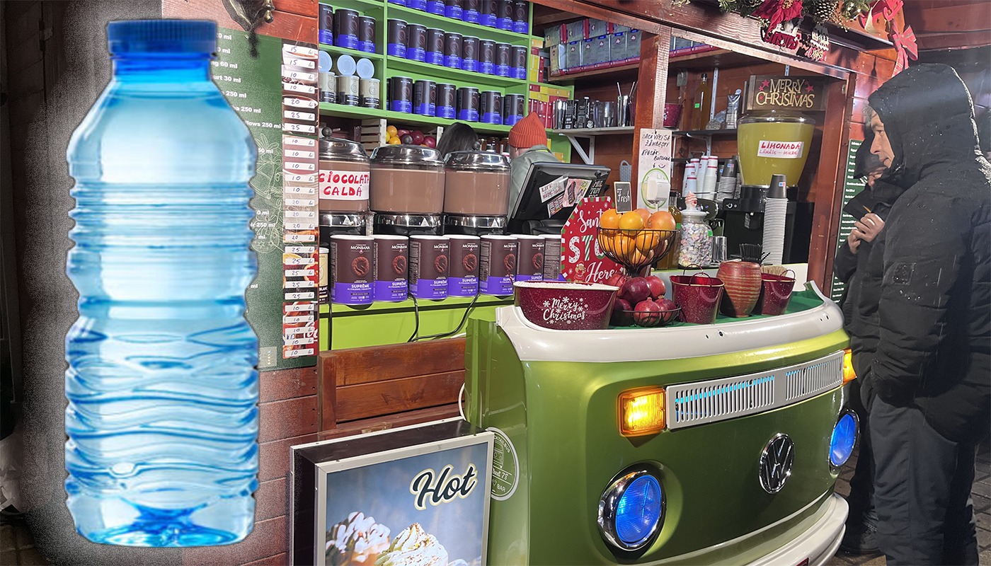 Cât costă o apă plată "la jumate" la Târgul de Crăciun 2024 din ...