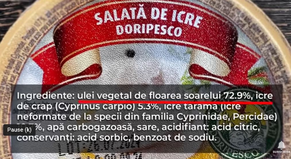 Mănânci salată de icre din comerț? Din ce este făcută, de fapt, potrivit lui Dragoș Pătraru