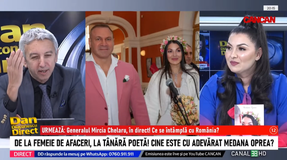 Medana, soția lui Alin Oprea, dezvăluiri despre viața amoroasă, la Dan Diaconescu Direct: „Am ...