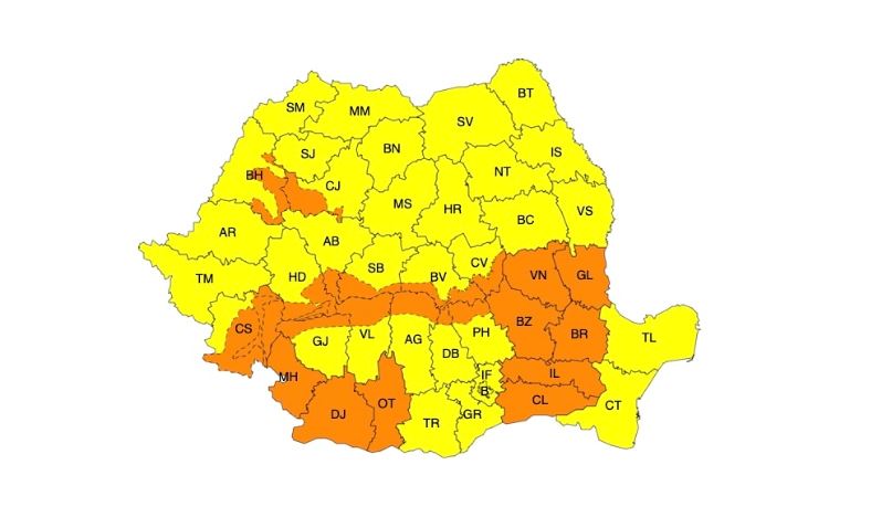 Cod portocaliu ANM: România nu scapă de ninsori, viscol și vijelii. Zonele în care va fi PRĂPĂD!