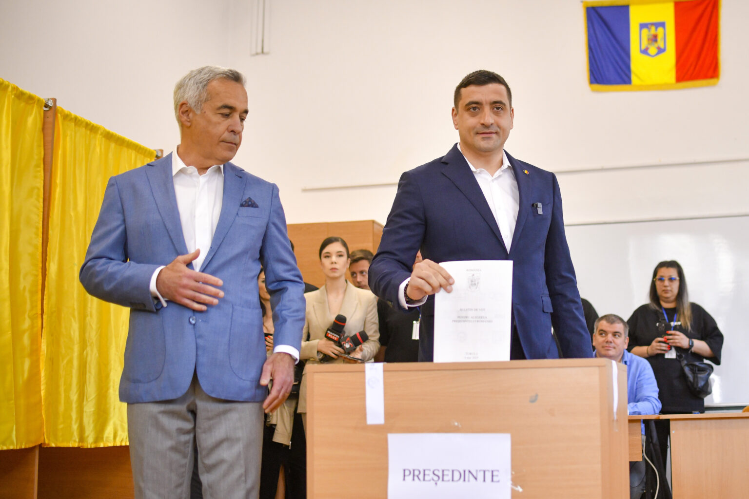 George Simion, prima reacție după ce a câștigat primul tur al alegerilor: ”Am scris istorie”