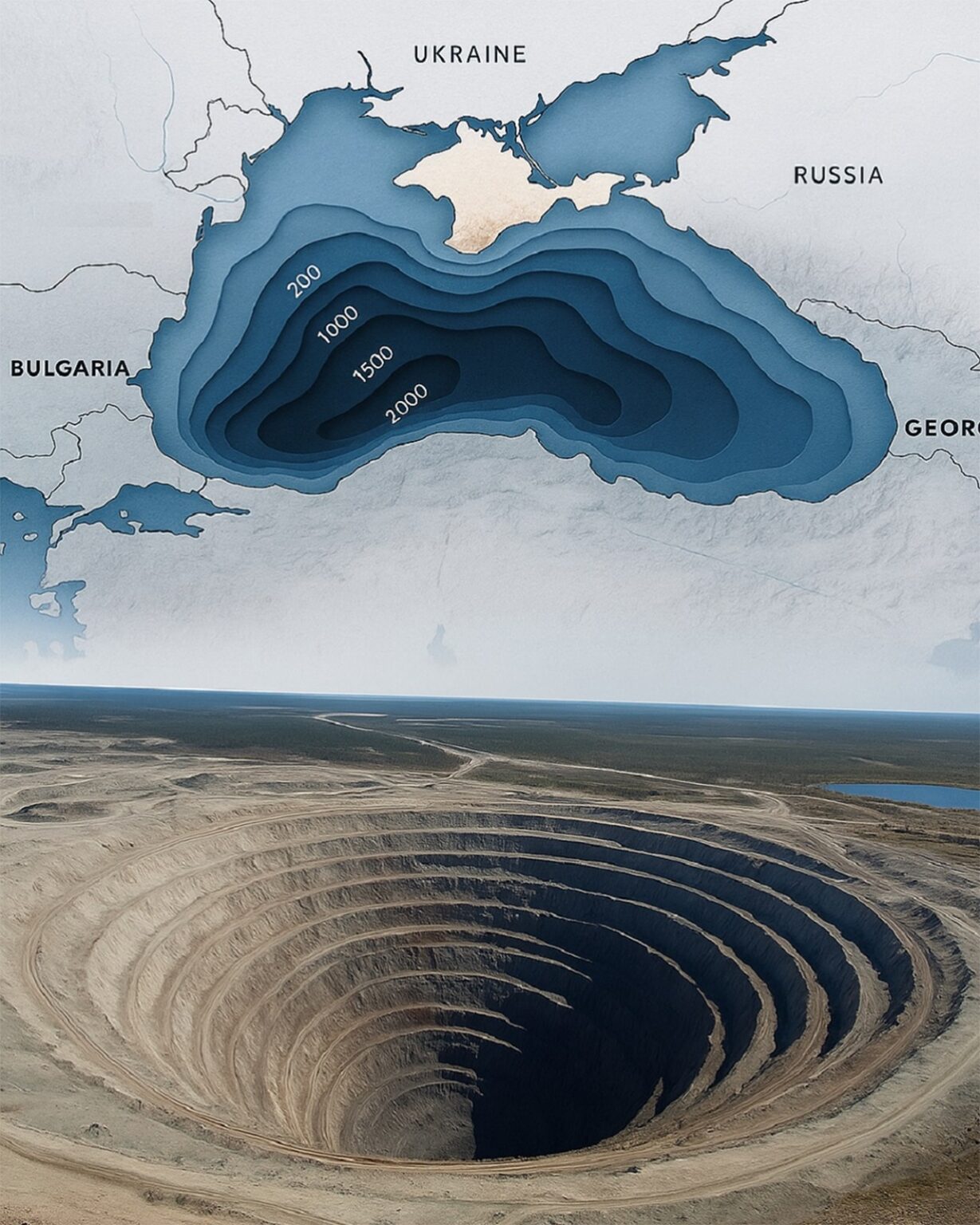 Cum ar arăta Marea Neagră, dacă ar seca. De ce este unică în lumea întreagă