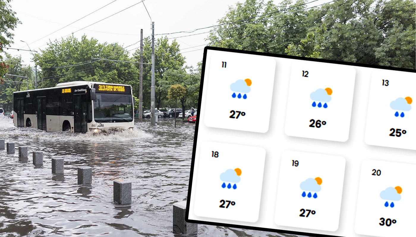 Plouă fără oprire în toată România! Pe ce dată se opresc ploile în ...