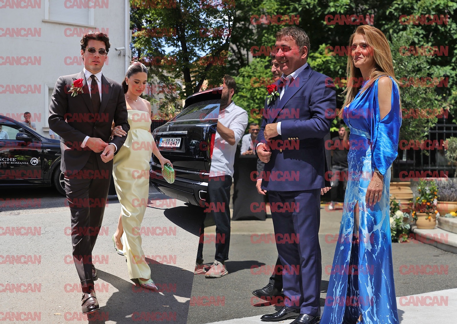 Gică Hagi şi Ianis, de mână cu soţiile, au atras toate privirile pe ...