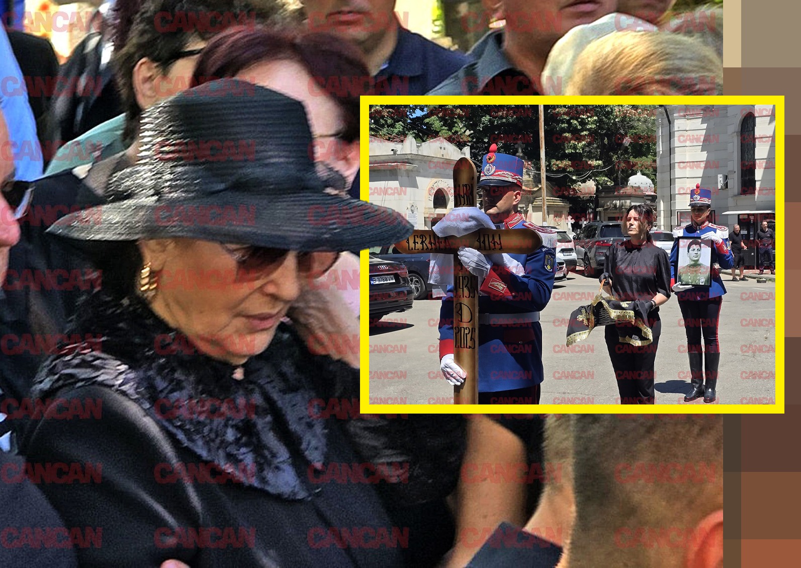 Imaginile durerii! Ion Cernea, soțul Irinel Loghin, a fost înmormântat!