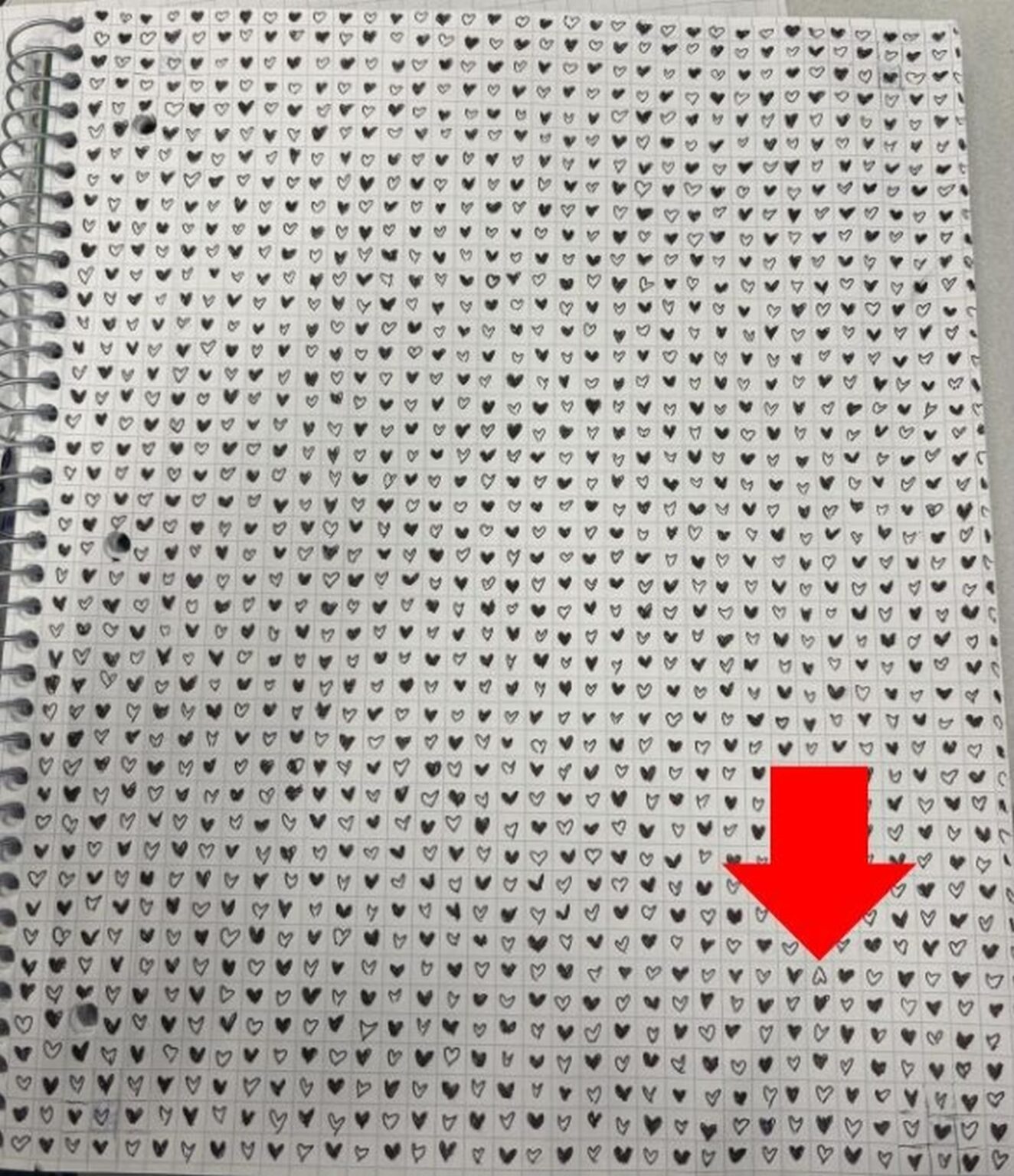 Test IQ | Numai cei cu ochi de vultur găsesc inima întoarsă din imagine ...