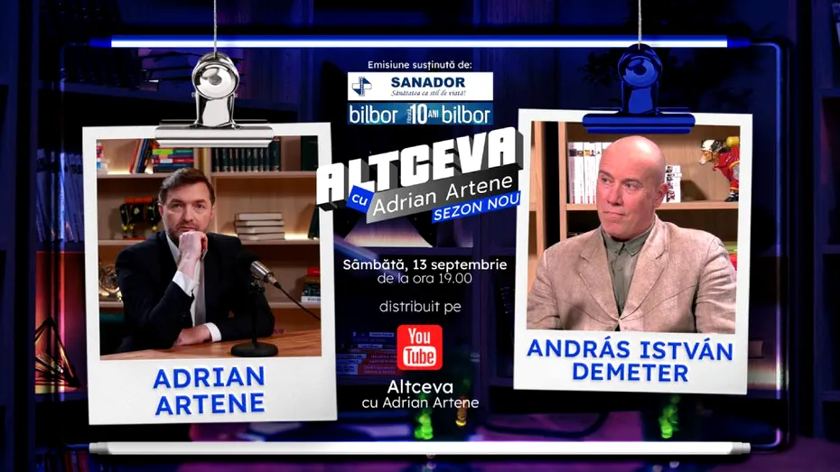 „Altceva cu Adrian Artene” revine! Primul invitat: ministrul Culturii ...