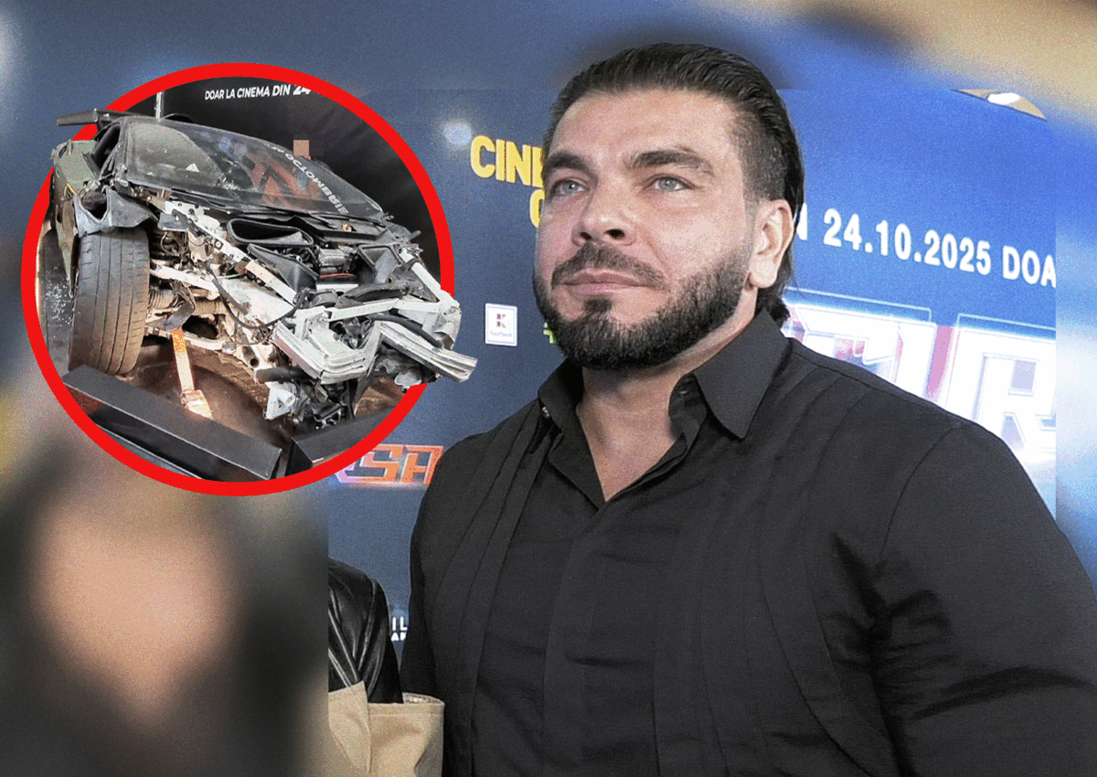 Joseph Adam, aproape de dezastru! Lamborghini-ul s-a făcut praf, dar a ...