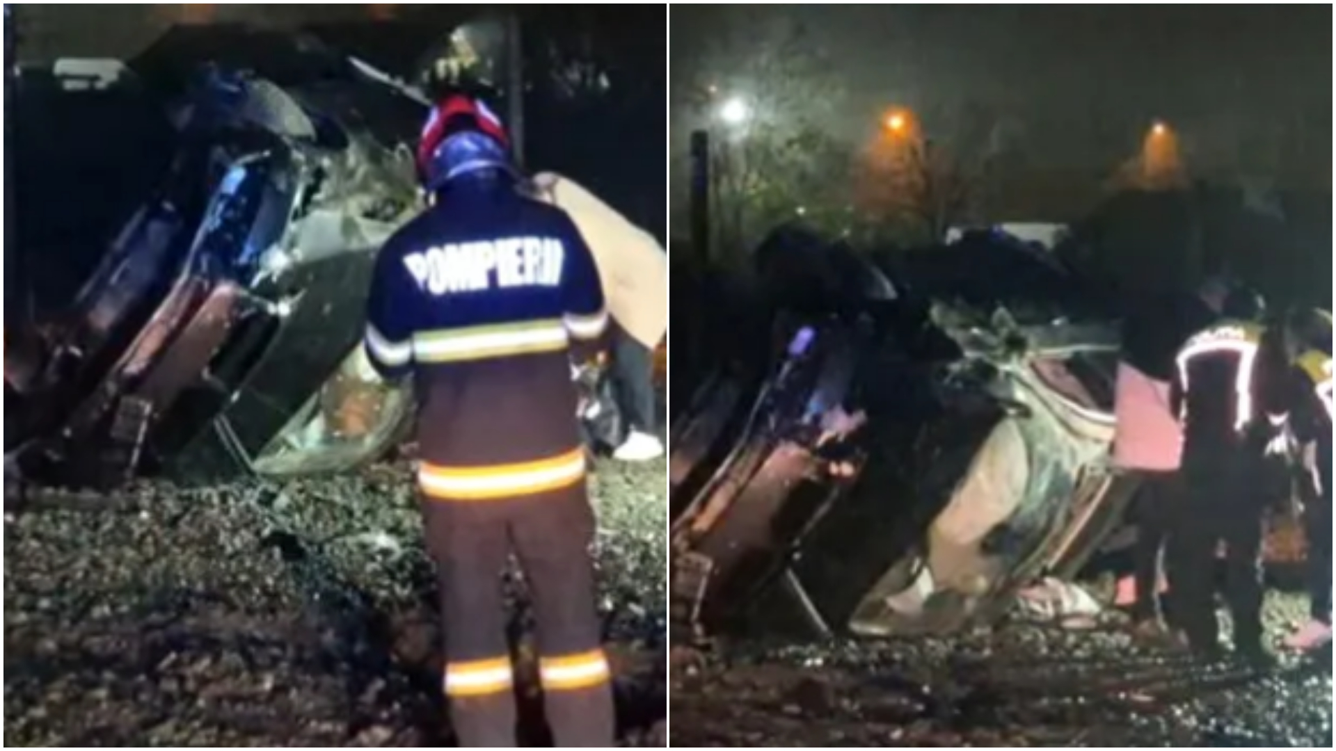 Cine e cântăreața de muzică populară care s-a răsturnat cu mașina în Târgu-Jiu, după ce a lovit ...