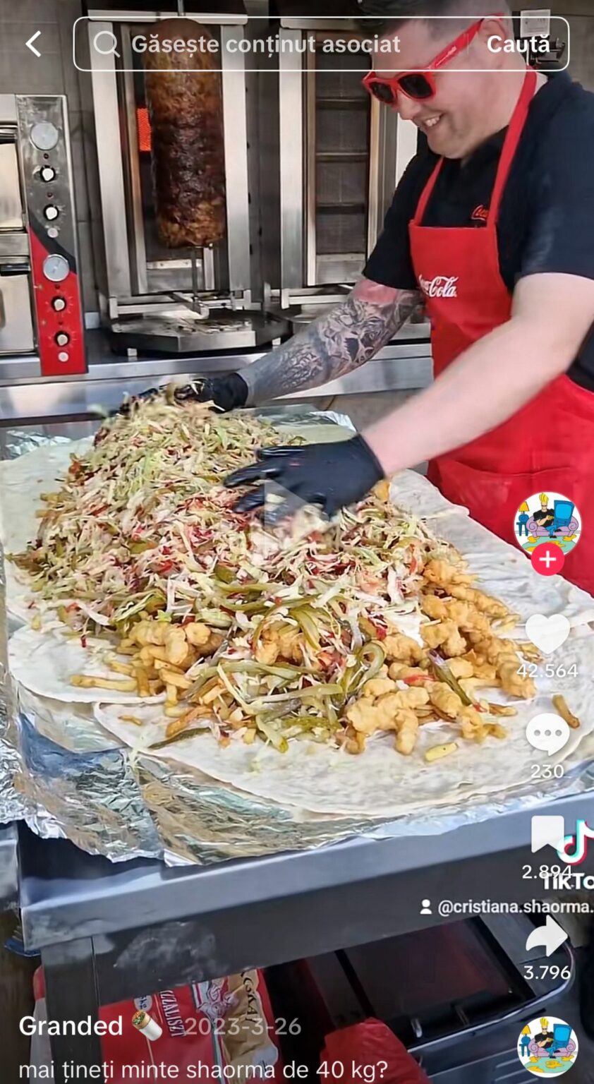 Shaormarul care a înnebunit România! Granded a rupt TikTok-ul, a făcut ...