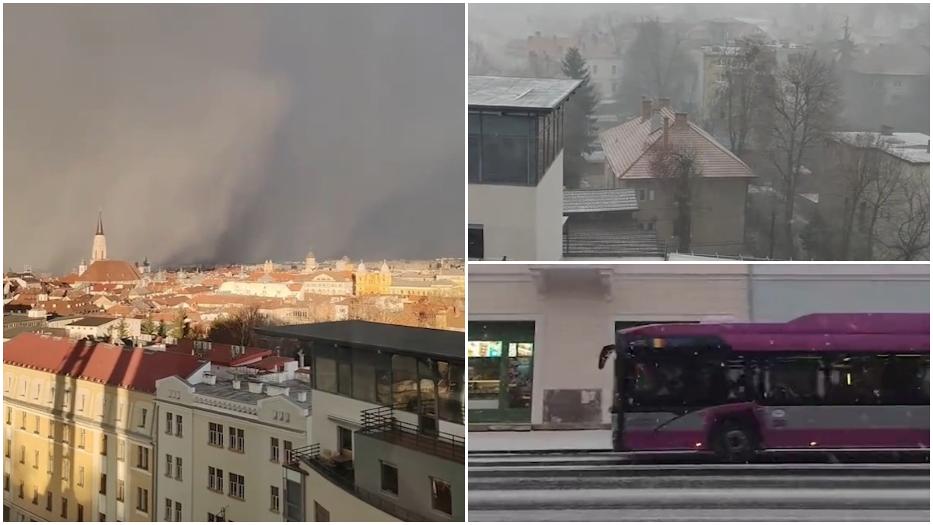 Fenomen bizar în Cluj, chiar înainte de Revelion! Ce au văzut oamenii ...