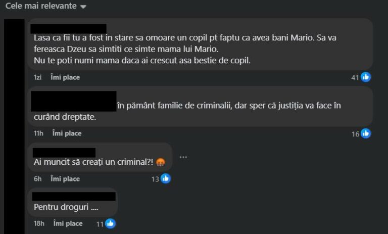 Gestul bizar făcut de mama criminalului lui Mario Berinde, chiar în ...